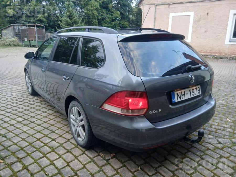 Pelēks Volkswagen Golf 2008 Gulbene, ar dzinēja tilpumu 1.90 L un nobraukumu 332 tūkst. km par 1595 €, foto 9 vietnē AUTOMOTO.COM.LV