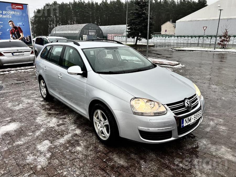 Grey Volkswagen Golf 2009 in Riga, with an engine capacity of 1.90 L and mileage of 179 thousand km for 3200 €, photo 2 on AUTOMOTO.COM.LV