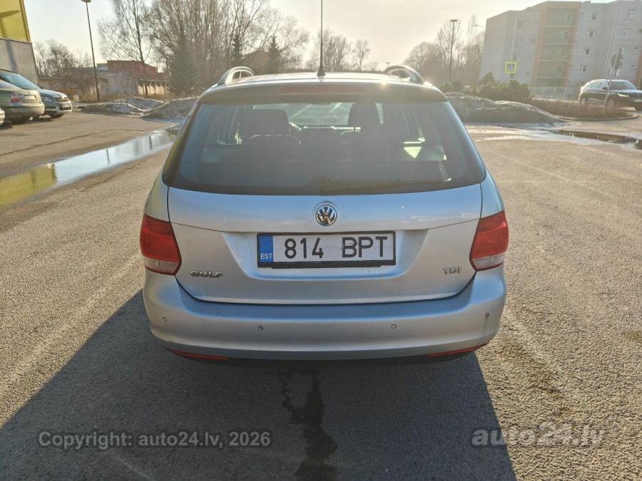 Grey Volkswagen Golf 2009 in Voru, with an engine capacity of 1.90 L and mileage of 264 thousand km for 3000 €, photo 4 on AUTOMOTO.COM.LV