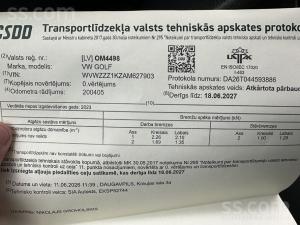 Grey Volkswagen Golf 2009 in Daugavpils, with an engine capacity of 1.60 L and mileage of 200 thousand km for 3650 €, photo 24 on AUTOMOTO.COM.LV