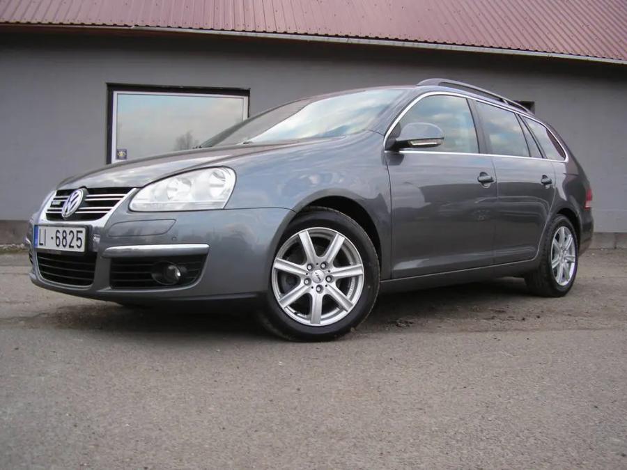 Grey Volkswagen Golf 2009 in Sigulda, with an engine capacity of 1.90 L and mileage of 282 thousand km for 2550 €, photo 10 on AUTOMOTO.COM.LV