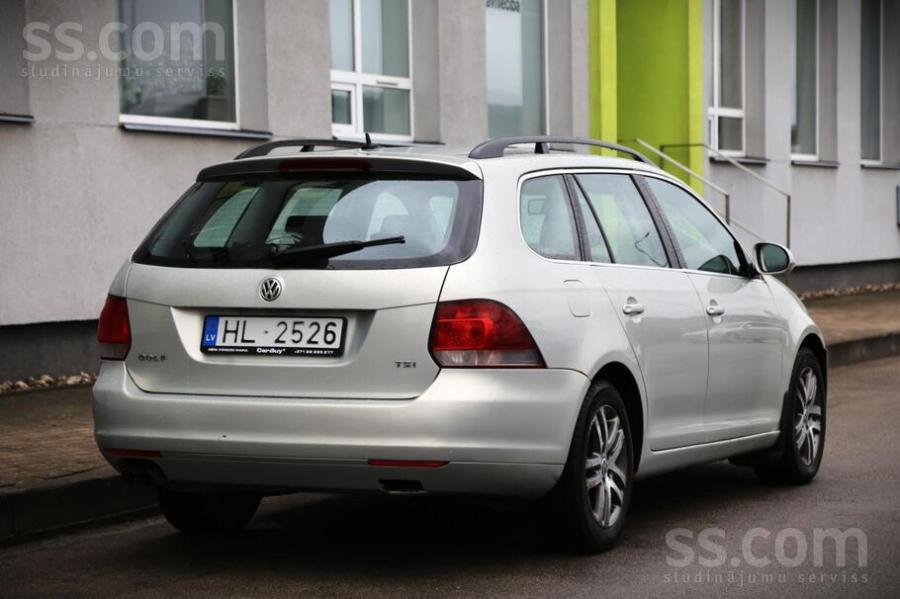Grey Volkswagen Golf 2010 in Riga, with an engine capacity of 1.40 L and mileage of 265 thousand km for 2595 €, photo 7 on AUTOMOTO.COM.LV