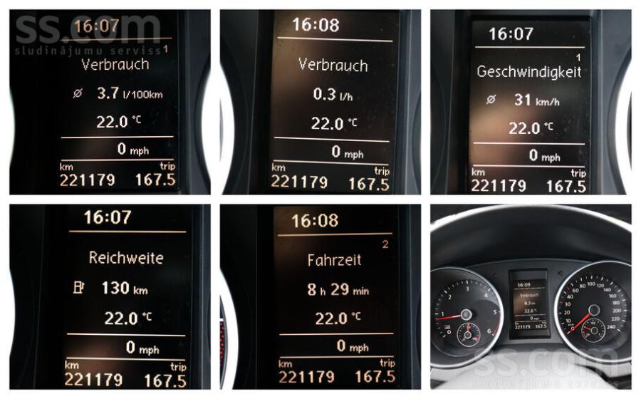 Pelēks Volkswagen Golf 2011 Rīga, ar dzinēja tilpumu 1.60 L un nobraukumu 221 tūkst. km par 3950 €, foto 33 vietnē AUTOMOTO.COM.LV