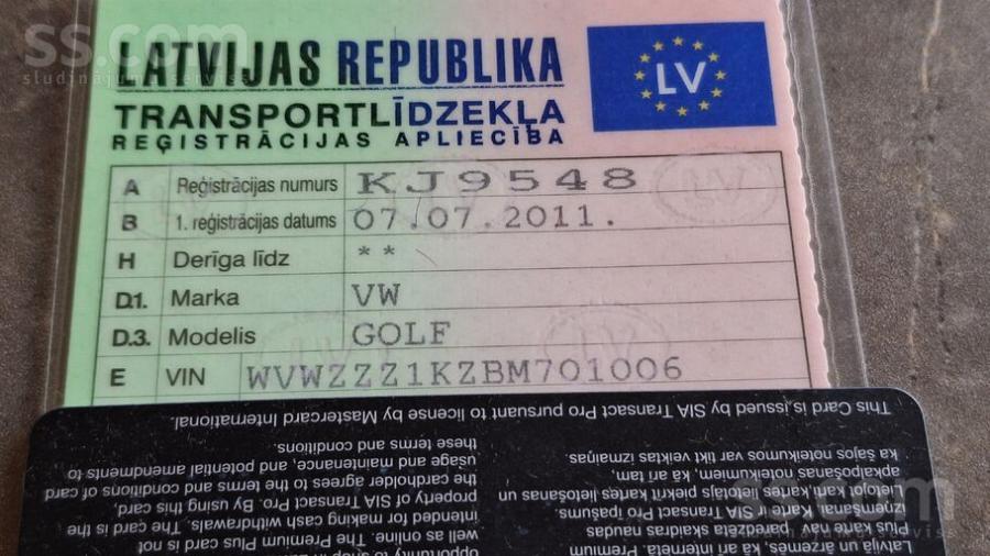 Pelēks Volkswagen Golf 2011 Rīga, ar dzinēja tilpumu 1.60 L un nobraukumu 289 tūkst. km par 2500 €, foto 26 vietnē AUTOMOTO.COM.LV