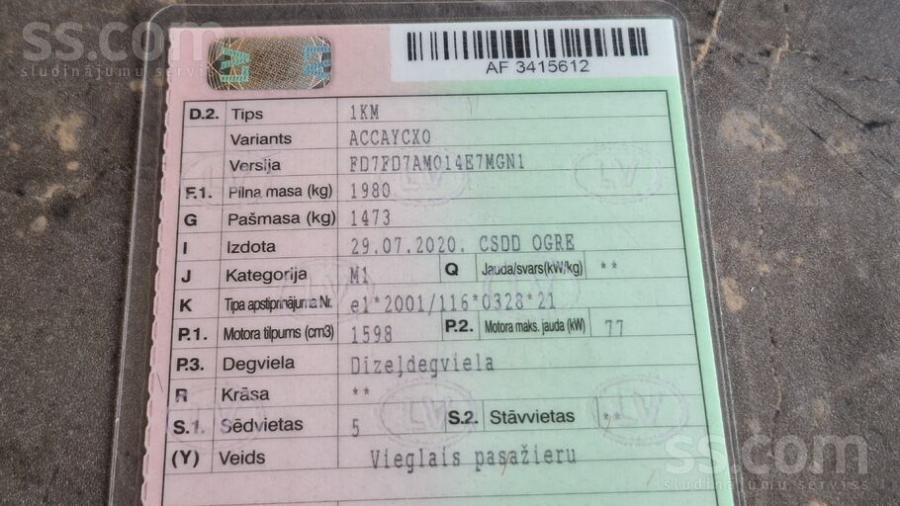 Pelēks Volkswagen Golf 2011 Rīga, ar dzinēja tilpumu 1.60 L un nobraukumu 289 tūkst. km par 2500 €, foto 27 vietnē AUTOMOTO.COM.LV