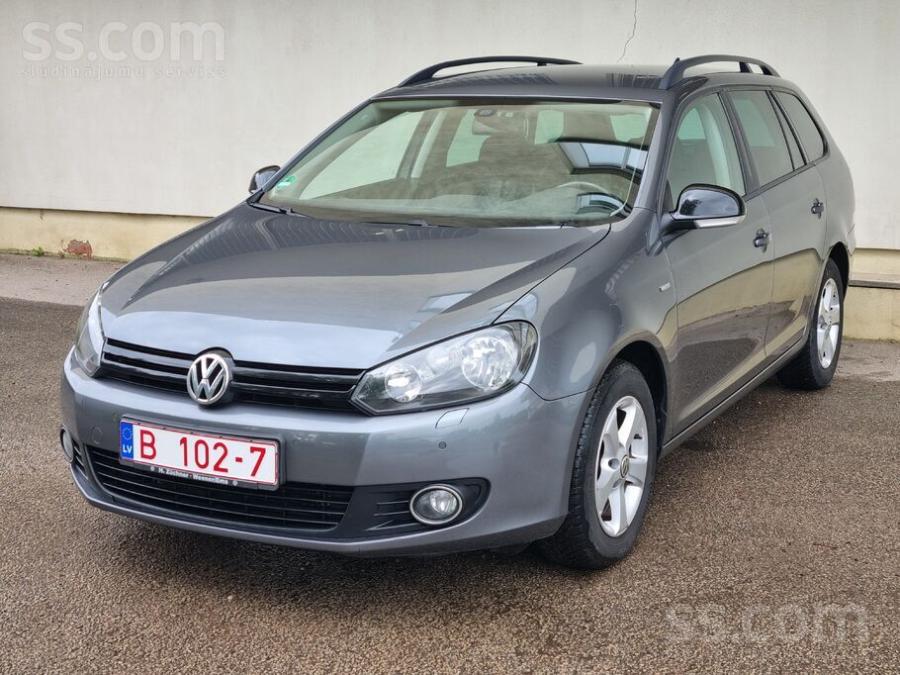 Grey Volkswagen Golf 2013 in Ogre, with an engine capacity of 1.20 L and mileage of 209 thousand km for 5950 €, photo 1 on AUTOMOTO.COM.LV