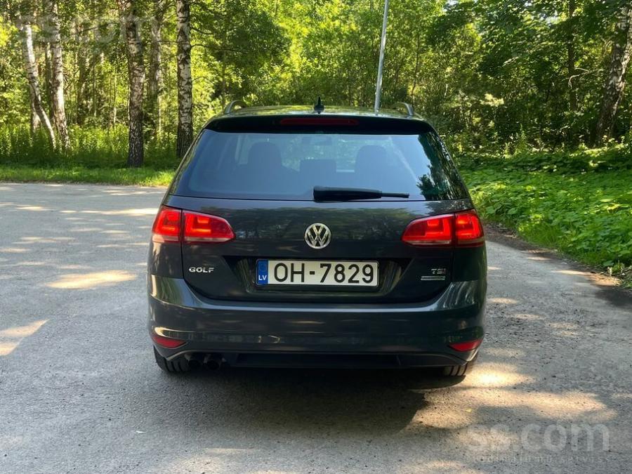 Grey Volkswagen Golf 2013 in Riga, with an engine capacity of 1.40 L and mileage of 0 thousand km for 6399 €, photo 5 on AUTOMOTO.COM.LV