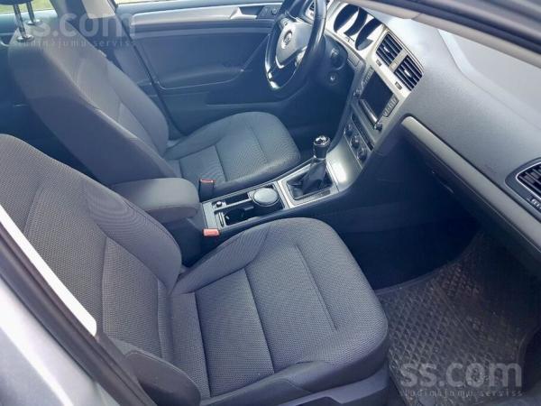 Pelēks Volkswagen Golf 2014 Rīga, ar dzinēja tilpumu 1.60 L un nobraukumu 313 tūkst. km par 7200 €, foto 9 vietnē AUTOMOTO.COM.LV