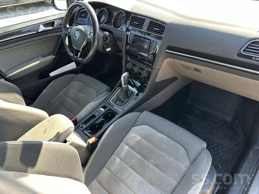 Pelēks Volkswagen Golf 2014 Rīga, ar dzinēja tilpumu 2.00 L un nobraukumu 224 tūkst. km par 7600 €, foto 7 vietnē AUTOMOTO.COM.LV