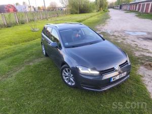 Grey Volkswagen Golf 2014 in Jelgava, with an engine capacity of 1.60 L and mileage of 222 thousand km for 7398 €, photo 2 on AUTOMOTO.COM.LV