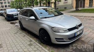 Grey Volkswagen Golf 2014 in Riga, with an engine capacity of 2.00 L and mileage of 310 thousand km for 6999 €, photo 2 on AUTOMOTO.COM.LV