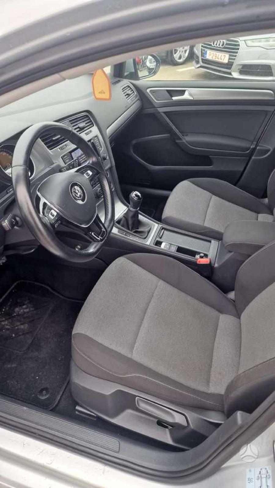 Pelēks Volkswagen Golf 2014 Tauragė, ar dzinēja tilpumu 1.60 L un nobraukumu 289 tūkst. km par 4900 €, foto 9 vietnē AUTOMOTO.COM.LV