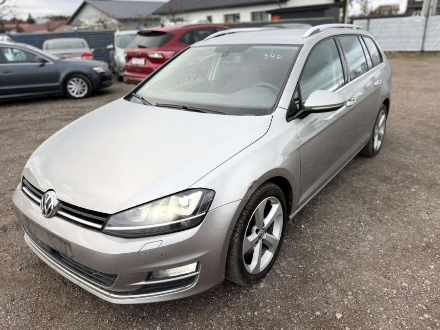 Pelēks Volkswagen Golf 2014 Kauņa, ar dzinēja tilpumu 1.40 L un nobraukumu 234 tūkst. km par 5550 €, foto 1 vietnē AUTOMOTO.COM.LV