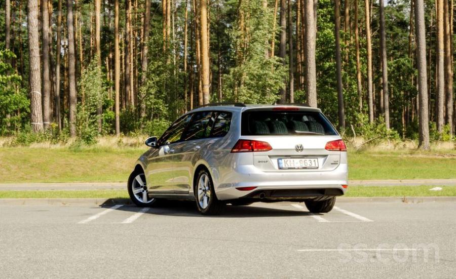 Grey Volkswagen Golf 2014 in Riga, with an engine capacity of 1.60 L and mileage of 362 thousand km for 4290 €, photo 9 on AUTOMOTO.COM.LV