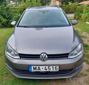 Grey Volkswagen Golf 2014 in Riga, with an engine capacity of 1.60 L and mileage of 293 thousand km for 5900 €, photo 3 on AUTOMOTO.COM.LV