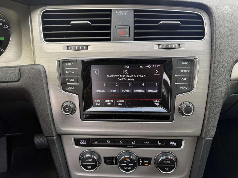 Pelēks Volkswagen Golf 2014 Kauņa, ar dzinēja tilpumu 1.60 L un nobraukumu 300 tūkst. km par 5700 €, foto 16 vietnē AUTOMOTO.COM.LV
