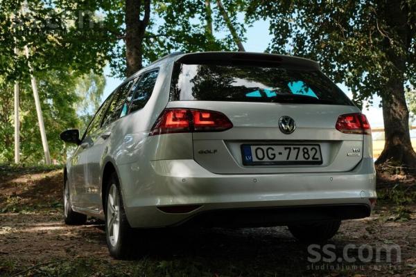 Grey Volkswagen Golf 2014 in Ogre, with an engine capacity of 1.60 L and mileage of 274 thousand km for 8495 €, photo 10 on AUTOMOTO.COM.LV