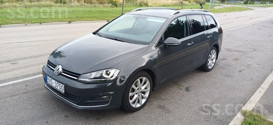 Pelēks Volkswagen Golf 2014 Rīga, ar dzinēja tilpumu 2.00 L un nobraukumu 357 tūkst. km par 6800 €, foto 1 vietnē AUTOMOTO.COM.LV