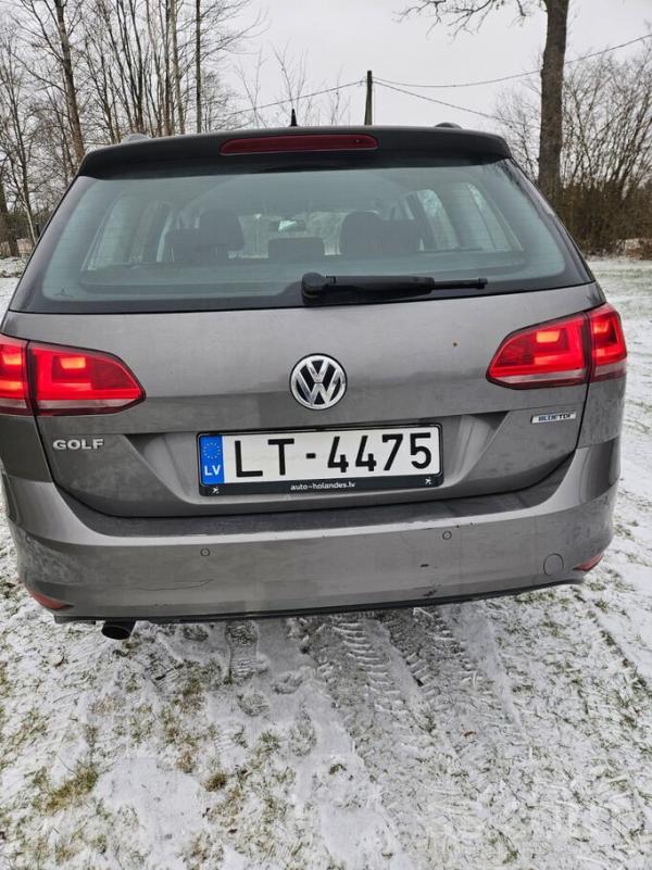 Grey Volkswagen Golf 2015 in Riga, with an engine capacity of 1.60 L and mileage of 203 thousand km for 6500 €, photo 3 on AUTOMOTO.COM.LV