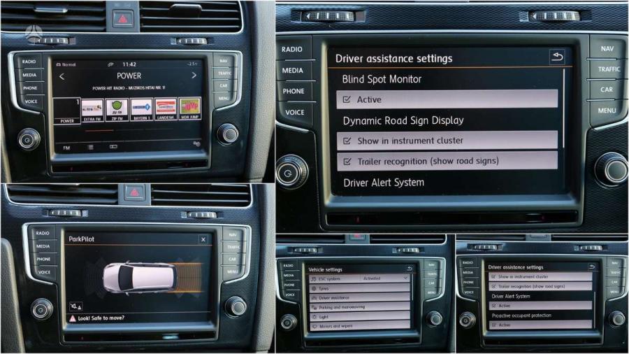 Серый Фольксваген Гольф 2015 в Вильнюс, объемом двигателя 1.97 л и пробегом 195 тыс. км за 11490 €, фото 12 на AUTOMOTO.COM.LV