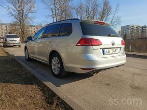 Grey Volkswagen Golf 2015 in Riga, with an engine capacity of 1.40 L and mileage of 145 thousand km for 4700 €, photo 6 on AUTOMOTO.COM.LV