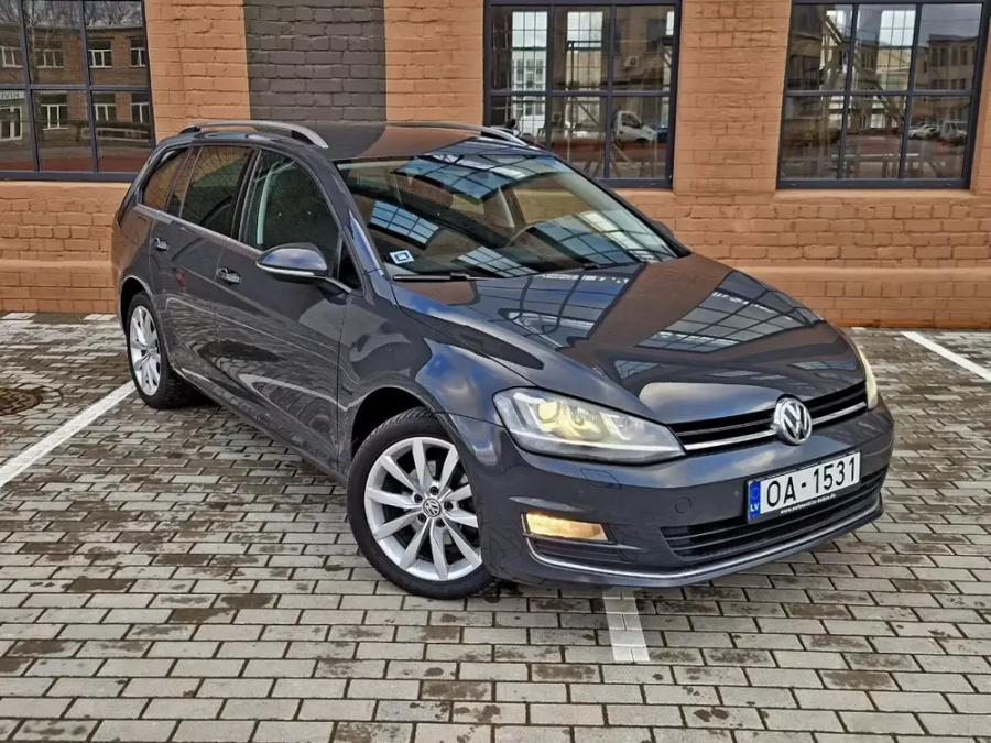 Grey Volkswagen Golf 2015 in Riga, with an engine capacity of 2.00 L and mileage of 190 thousand km for 7990 €, photo 20 on AUTOMOTO.COM.LV