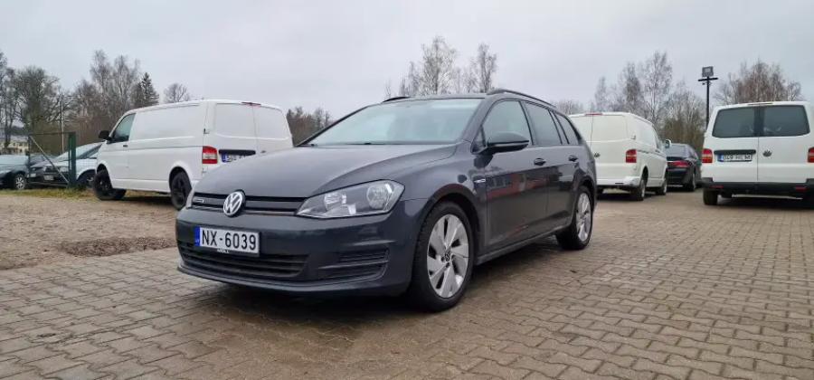 Grey Volkswagen Golf 2015 in Valmiera, with an engine capacity of 1.60 L and mileage of 267 thousand km for 6500 €, photo 7 on AUTOMOTO.COM.LV