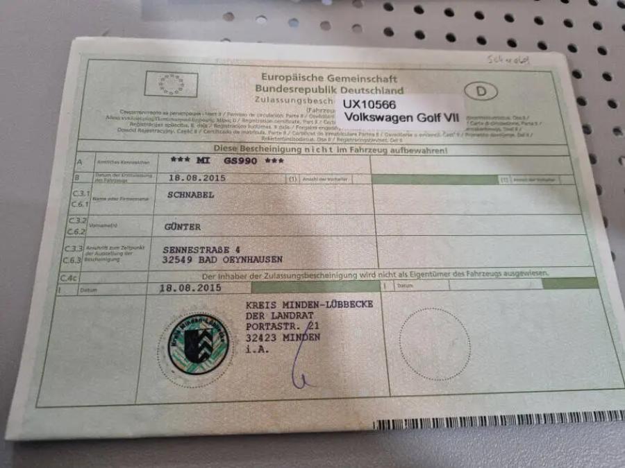 Серый Фольксваген Гольф 2015 в Екабпилс, объемом двигателя 1.60 л и пробегом 252 тыс. км за 7900 €, фото 36 на AUTOMOTO.COM.LV