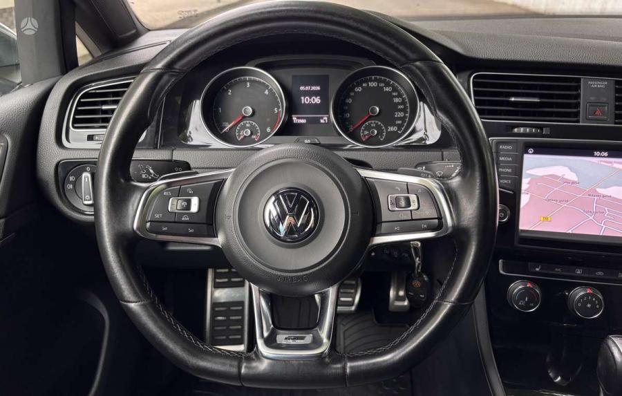 Grey Volkswagen Golf 2015 in Jurbarkas, with an engine capacity of 1.97 L and mileage of 174 thousand km for 8799 €, photo 19 on AUTOMOTO.COM.LV