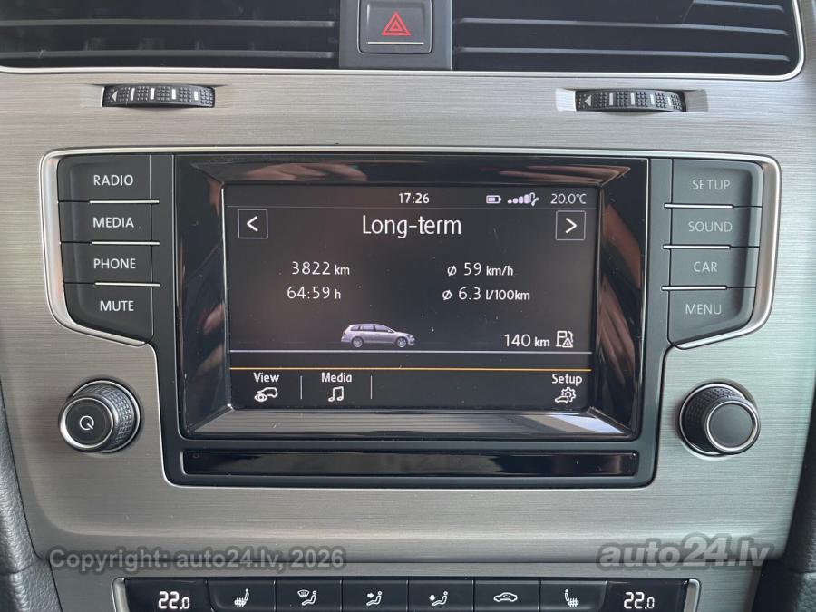 Grey Volkswagen Golf 2015 in Tallinn, with an engine capacity of 1.40 L and mileage of 213 thousand km for 6300 €, photo 15 on AUTOMOTO.COM.LV