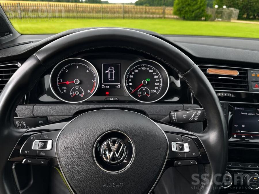 Pelēks Volkswagen Golf 2015 Ogre, ar dzinēja tilpumu 1.60 L un nobraukumu 275 tūkst. km par 8290 €, foto 10 vietnē AUTOMOTO.COM.LV