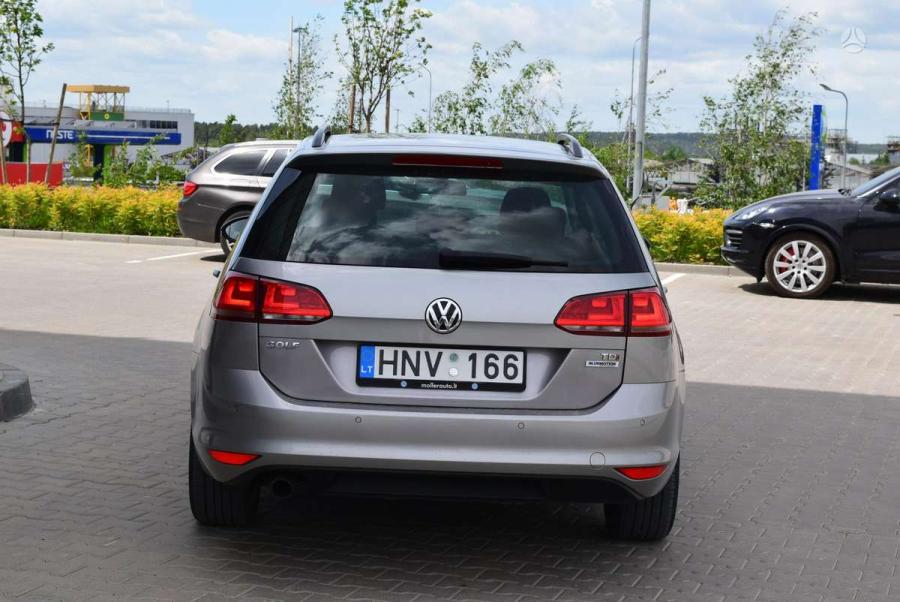 Grey Volkswagen Golf 2015 in Vilnius, with an engine capacity of 1.60 L and mileage of 252 thousand km for 6450 €, photo 6 on AUTOMOTO.COM.LV