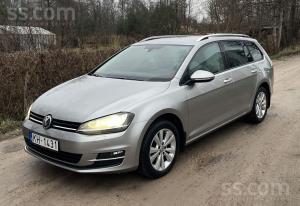Grey Volkswagen Golf 2016 in Riga, with an engine capacity of 1.40 L and mileage of 185 thousand km for 8088 €, photo  on AUTOMOTO.COM.LV