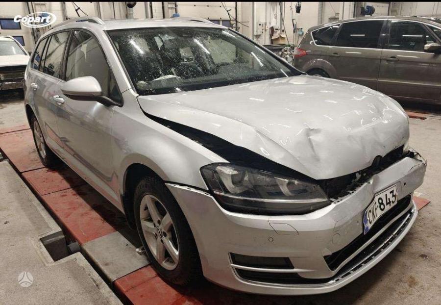Pelēks Volkswagen Golf 2016 Kauņa, ar dzinēja tilpumu 1.97 L un nobraukumu 243 tūkst. km par 4850 €, foto 1 vietnē AUTOMOTO.COM.LV
