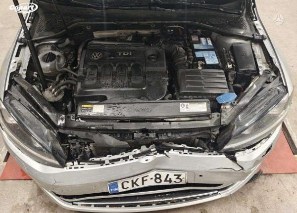 Grey Volkswagen Golf 2016 in Kaunas, with an engine capacity of 1.97 L and mileage of 243 thousand km for 4850 €, photo 6 on AUTOMOTO.COM.LV