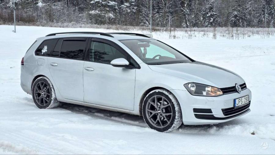 Grey Volkswagen Golf 2017 in Vilnius, with an engine capacity of 1.40 L and mileage of 274 thousand km for 5500 €, photo 7 on AUTOMOTO.COM.LV