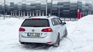 Grey Volkswagen Golf 2017 in Vilnius, with an engine capacity of 1.40 L and mileage of 274 thousand km for 5500 €, photo 6 on AUTOMOTO.COM.LV