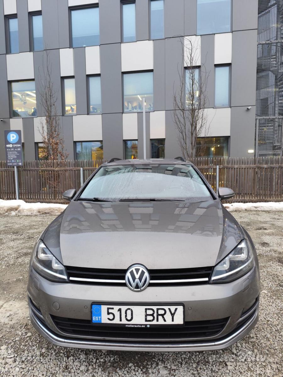 Pelēks Volkswagen Golf 2017 Tallina, ar dzinēja tilpumu 1.40 L un nobraukumu 107 tūkst. km par 12500 €, foto 2 vietnē AUTOMOTO.COM.LV