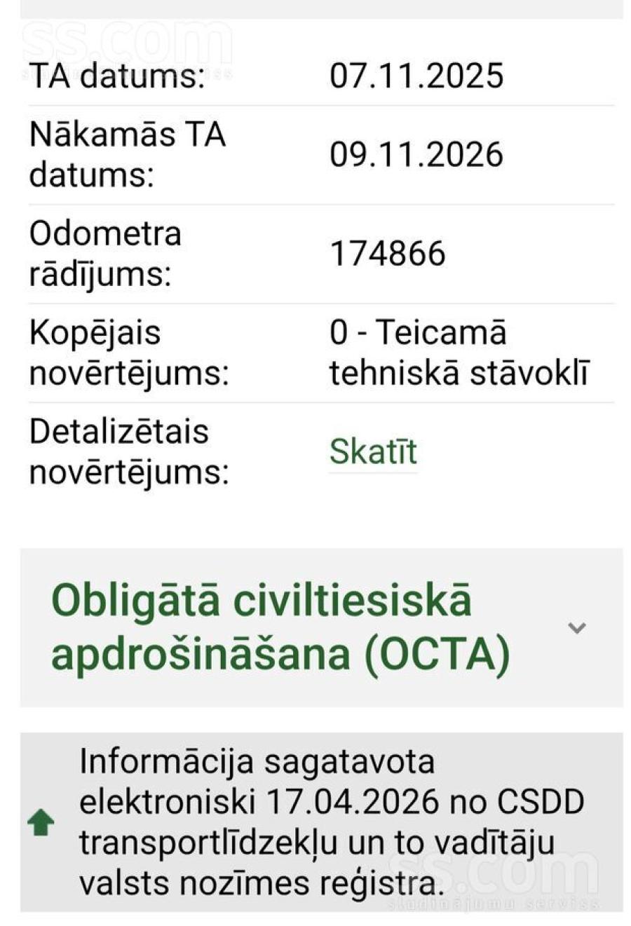 Grey Volkswagen Golf 2017 in Riga, with an engine capacity of 1.60 L and mileage of 177 thousand km for 9400 €, photo 16 on AUTOMOTO.COM.LV