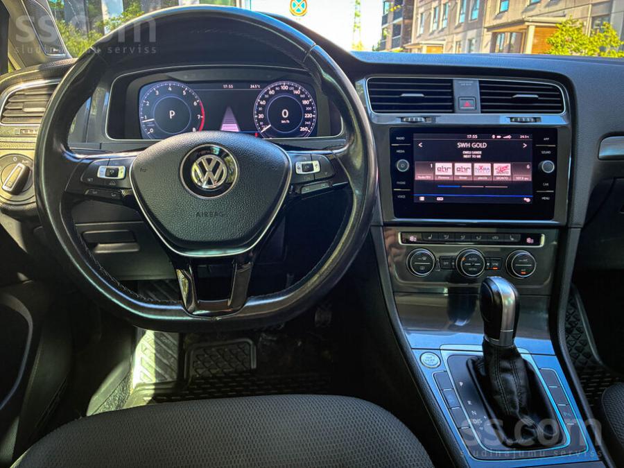 Pelēks Volkswagen Golf 2017 Rīga, ar dzinēja tilpumu 1.40 L un nobraukumu 133 tūkst. km par 11500 €, foto 18 vietnē AUTOMOTO.COM.LV