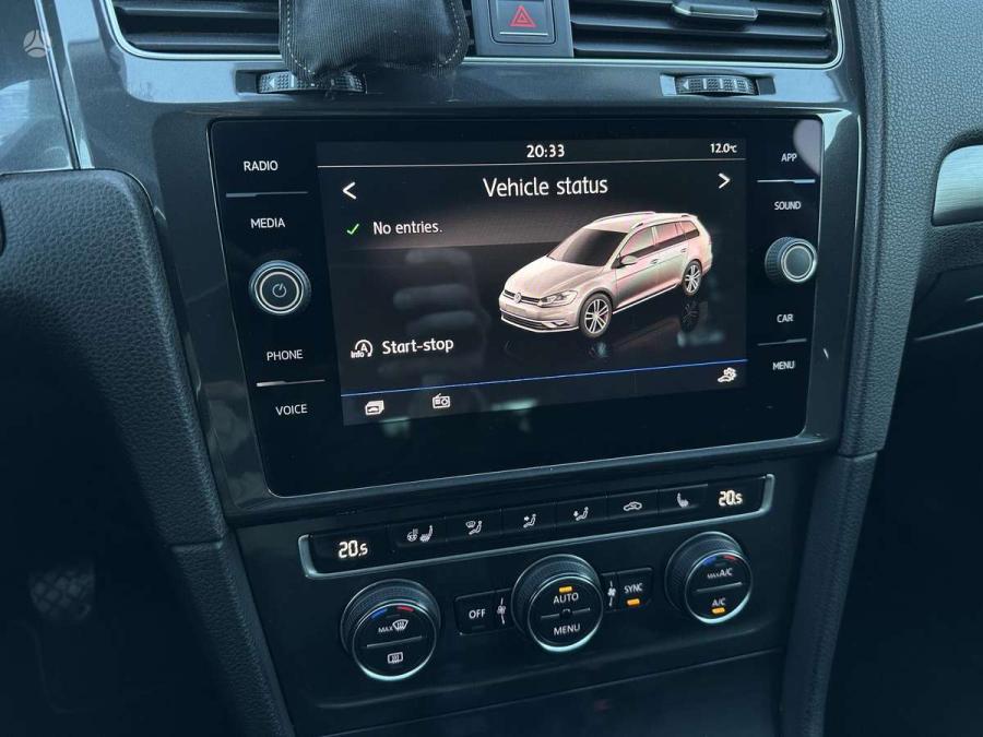 Pelēks Volkswagen Golf 2017 Viļņa, ar dzinēja tilpumu 1.60 L un nobraukumu 202 tūkst. km par 8500 €, foto 28 vietnē AUTOMOTO.COM.LV