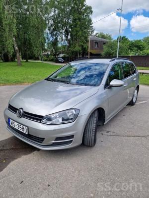 Grey Volkswagen Golf 2017 in Riga, with an engine capacity of 1.40 L and mileage of 268 thousand km for 6600 €, photo  on AUTOMOTO.COM.LV