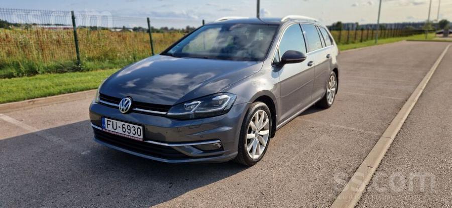 Grey Volkswagen Golf 2017 in Riga, with an engine capacity of 2.00 L and mileage of 237 thousand km for 10750 €, photo 1 on AUTOMOTO.COM.LV
