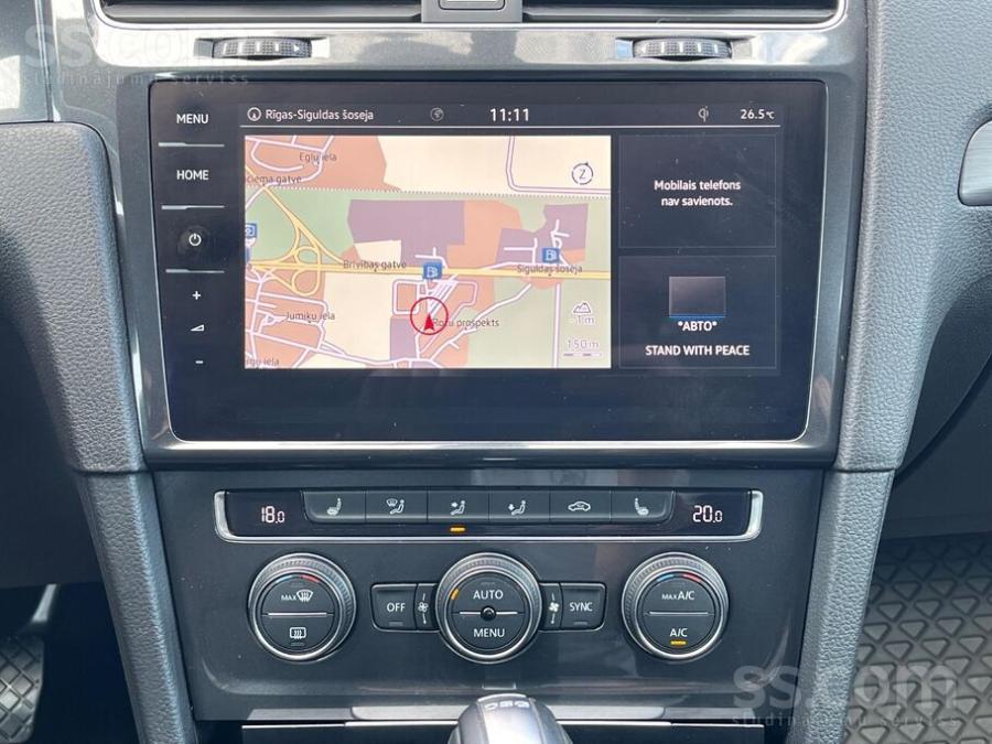Pelēks Volkswagen Golf 2017 Rīga, ar dzinēja tilpumu 1.60 L un nobraukumu 178 tūkst. km par 9900 €, foto 15 vietnē AUTOMOTO.COM.LV