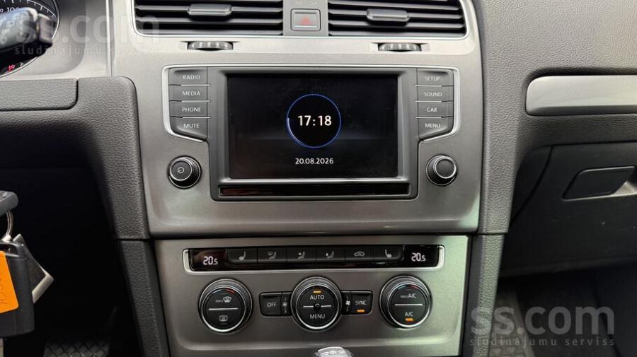 Grey Volkswagen Golf 2017 in Riga, with an engine capacity of 1.40 L and mileage of 271 thousand km for 4500 €, photo 20 on AUTOMOTO.COM.LV
