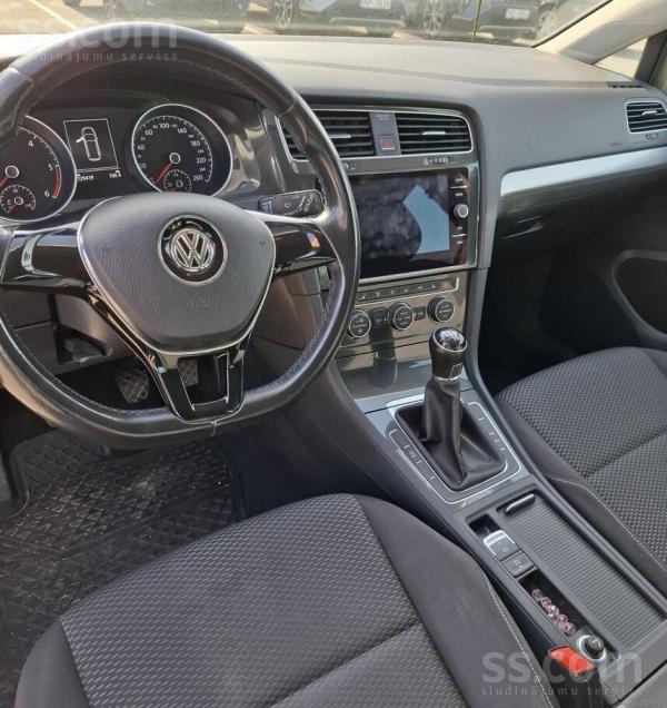 Pelēks Volkswagen Golf 2017 Rīga, ar dzinēja tilpumu 1.60 L un nobraukumu 129 tūkst. km par 9100 €, foto 8 vietnē AUTOMOTO.COM.LV