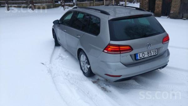 Grey Volkswagen Golf 2018 in Riga, with an engine capacity of 1.40 L and mileage of 192 thousand km for 7500 €, photo 1 on AUTOMOTO.COM.LV