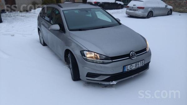Grey Volkswagen Golf 2018 in Riga, with an engine capacity of 1.40 L and mileage of 192 thousand km for 7500 €, photo 3 on AUTOMOTO.COM.LV