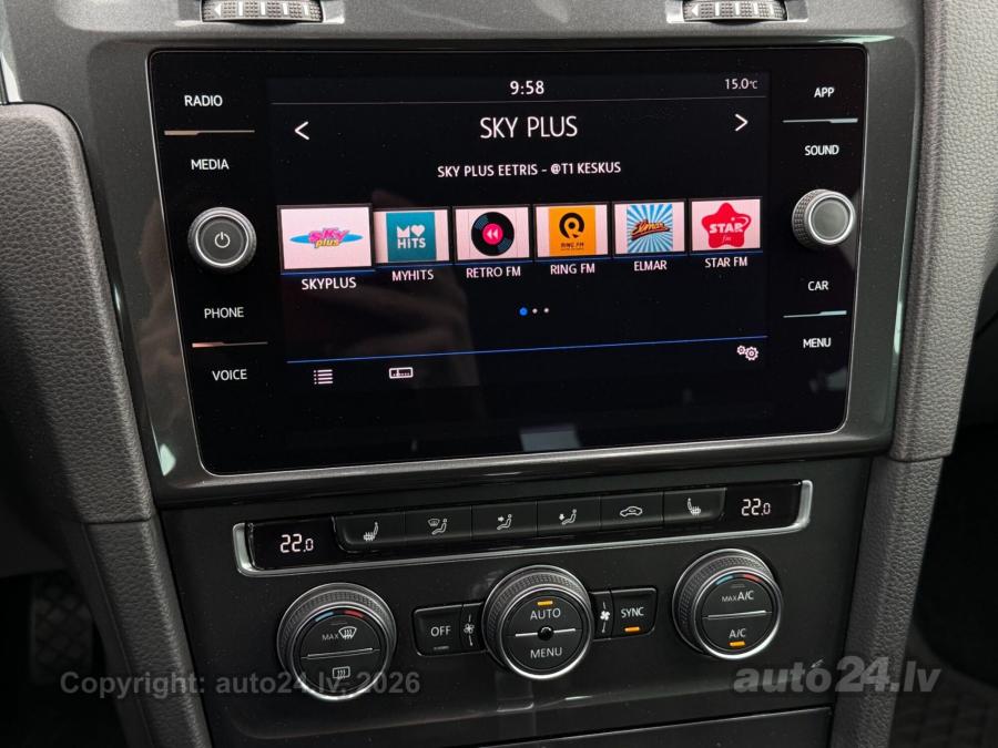 Grey Volkswagen Golf 2018 in Parnu, with an engine capacity of 1.40 L and mileage of 91 thousand km for 13900 €, photo 9 on AUTOMOTO.COM.LV