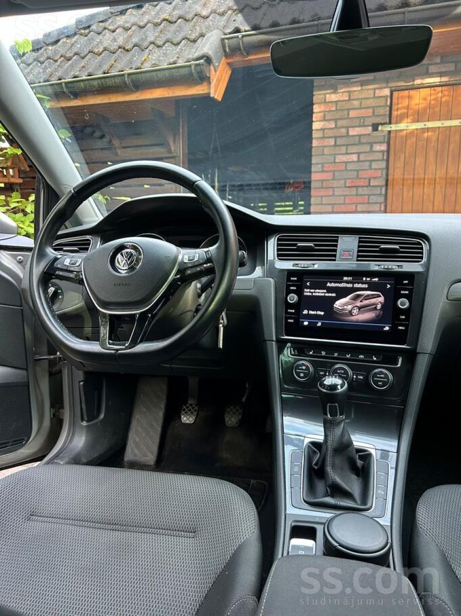 Pelēks Volkswagen Golf 2018 Cēsis, ar dzinēja tilpumu 1.60 L un nobraukumu 124 tūkst. km par 9299 €, foto 8 vietnē AUTOMOTO.COM.LV